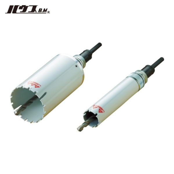 ハウスB.M 替刃式コアドリル|特長:新開発マルチ刃型により多用途の穴あけに対応します。 PAT。 Pワイドチップの採用により切削屑の除去が簡単です。