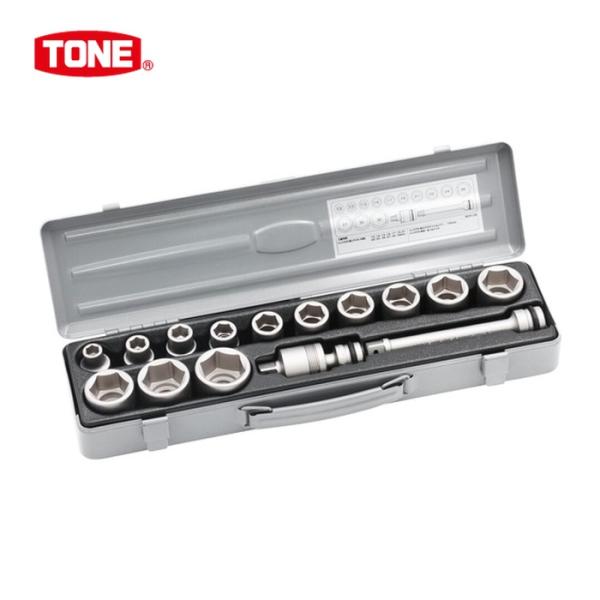 TONE インパクト用ソケットセット|特長:外観品質の向上と防錆力向上を図り、表面処理を無電解メッキにしました。