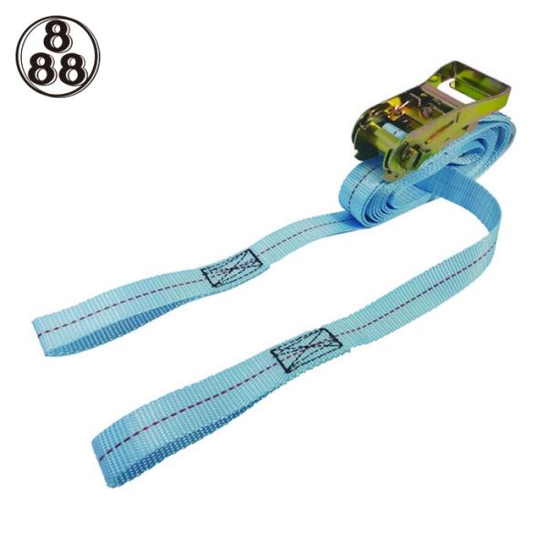 田村 ベルト荷締機|特長:ラチェット(歯車)式で簡単操作のベルト荷締機です。