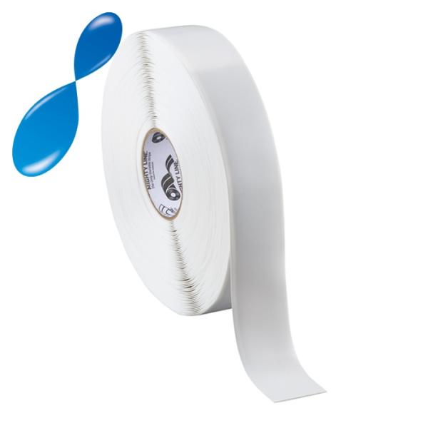 IWATA ラインテープ|特長:剥がれにくい、破れにくい、貼りやすいプロユース仕様です。 剥がしてものりが残りにくい粘着剤を使用しています。