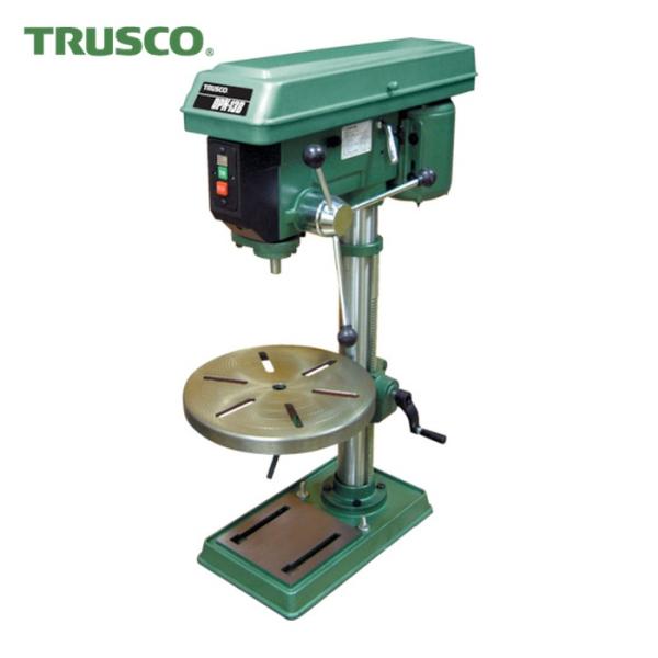 TRUSCO 卓上ボール盤|特長:作業に応じて調整可能な12段変速です。 ワークテーブルは角度と高さが調整できます。