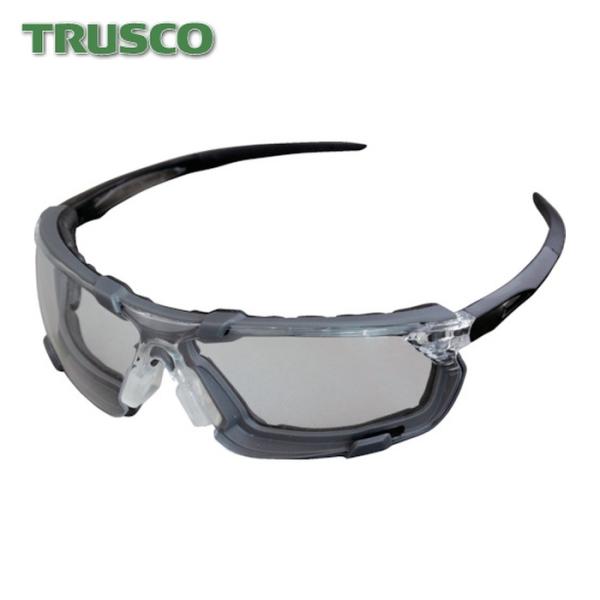 TRUSCO 一眼型保護メガネ(フィットタイプ)|特長:防曇、防傷コーティング仕様のレンズです。 ツルが柔らかく、フィットしやすい仕様です。 非常に軽くて耳が痛くなりにくいです。