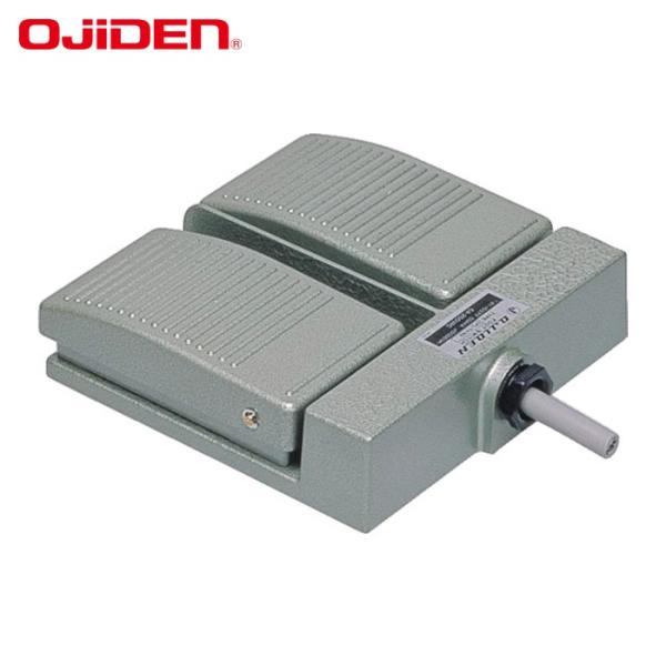 オジデン フットスイッチ|特長:ペダル部分がワイドで低く、長時間の作業に最適です。 RoHS指令対応品です。