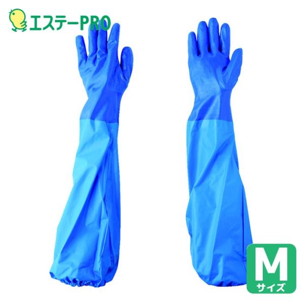 特長●手袋部分は、耐油性・耐突刺性に優れたニトリルゴムです。●接合部分は独自技術により強力に接着されています。用途●食品加工全般。●水まわり作業。金属部品洗浄。