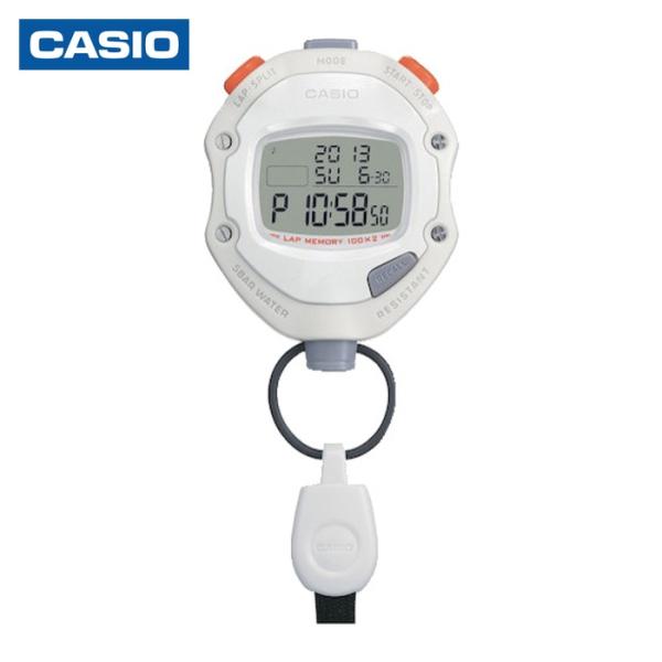 カシオ ストップウォッチ|特長:防水機能付きの1/1000秒ストップウオッチです。 雨はもちろんプールや海などの水辺でも安心して使用できる5気圧防水仕様です。 雨や水辺でも安心の5気圧防水機能付きです。