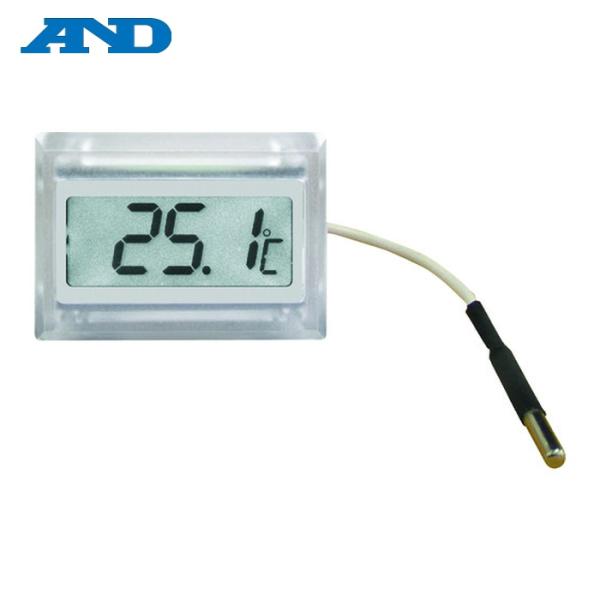 A&amp;D 温度計(デジタル)|特長:パネルカットで組み込み可能な温度計モジュールです。 前面表示パネル部は防水仕様です。 (防水仕様IP65/JIS保護等級5相当)。
