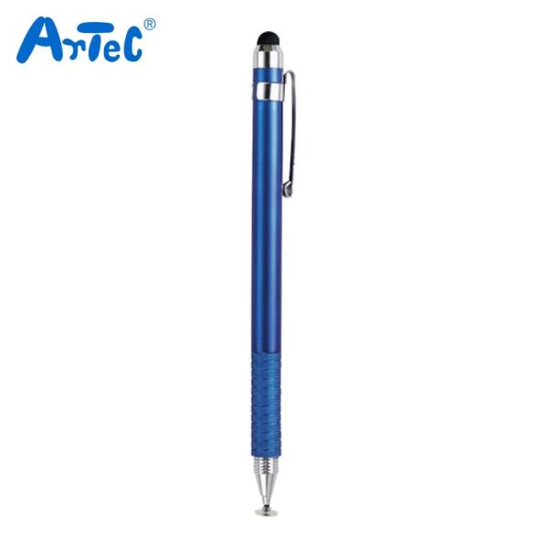 ArTeC タッチペン|特長:シリコンタイプ(導電繊維タイプ:91766)とディスクタイプ、2つのペン先を使い分ける事ができます。 シリコンペン先は導電性シリコンゴムで弾力があり、画面を傷つけにくいです。 ディスクタイプペン先はディスクがク...