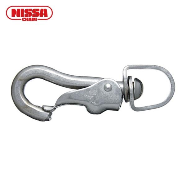 ニッサチェイン フック|特長:線材を曲げ加工しており、強度があり、安定しています。