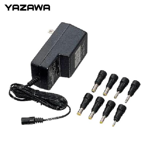 YAZAWA 変換アダプタ|特長:出力電圧は6段階に切替可能です。