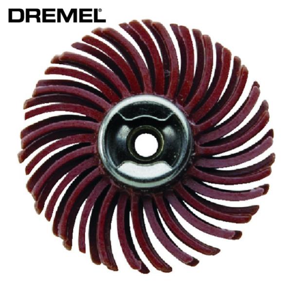 ドレメル 軸付ブラシ|特長:軽い研磨や汚れ落としに最適です。 金属、木材、アルミ、プラスチックに使用できます。 #EZ402マンドレルをご使用ください。