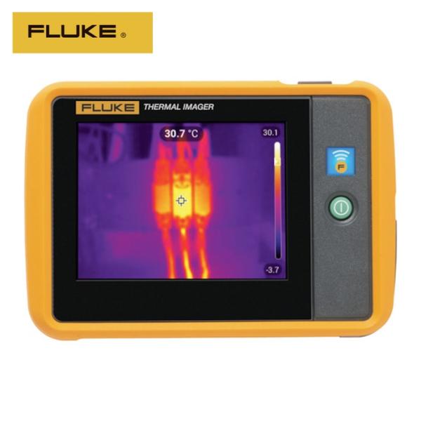 FLUKE 赤外線サーモグラフィ|特長:低価格で高画素数、ポケットサイズで持ち運びが可能です。 データ保存可、可視画像可です。 熱画像を自動的に整理してファイルに保存します。