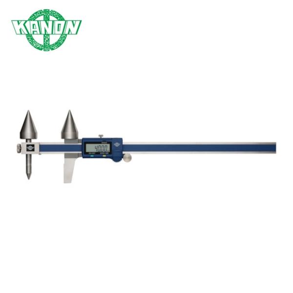 カノン 丸穴ピッチノギス|特長:等径穴はもちろん、異口径穴中心間寸法を計測できます。