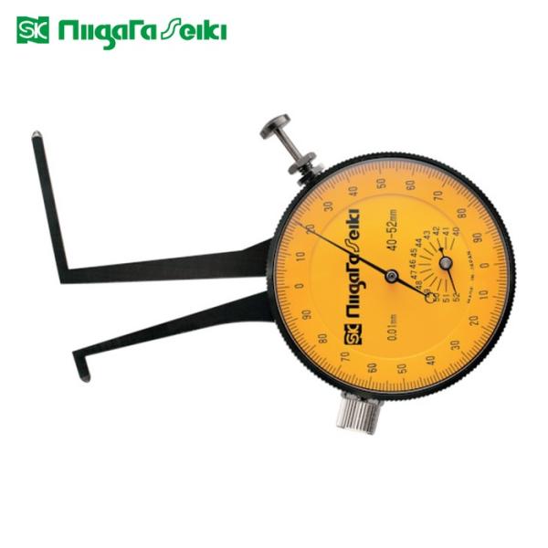 SK ダイヤルキャリパーゲージ|特長:穴の直径、特殊形状の内径測定に便利です。 小型軽量、ワンタッチ操作で作業時間を短縮します。 ショックプルーフ機構付です。