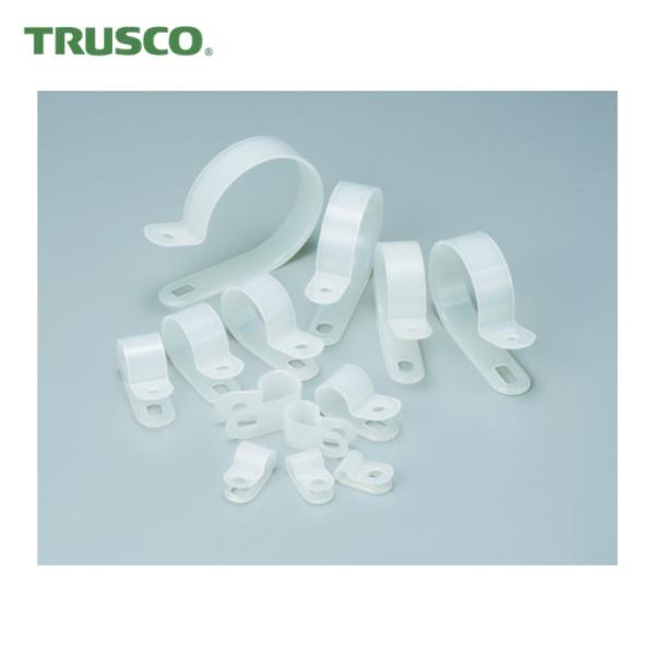 TRUSCO ケーブルクリップ|特長:壁などにねじで配線を固定します。