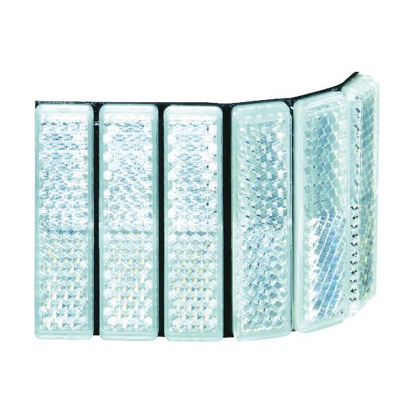 特長●特殊反射板にて光源の再帰性反射効果が高い製品となります。●夜間での光源がない危険な場所での光源反射にて注意を促します。●必要な長さに応じてカッターなどで切断できます。用途●工場、倉庫などあらゆる標示に。●さまざまな危険標示。●衝突防止...