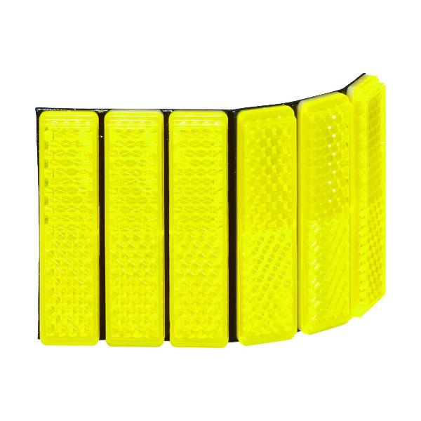 特長●特殊反射板にて光源の再帰性反射効果が高い製品となります。●夜間での光源がない危険な場所での光源反射にて注意を促します。●必要な長さに応じてカッターなどで切断できます。用途●工場、倉庫などあらゆる標示に。●さまざまな危険標示。●衝突防止...