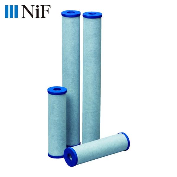 日本フイルター ろ過用フィルター|特長:吸着容量が大きく、吸着スピードも早い良質なヤシガラ粒状活性炭を採用しています。