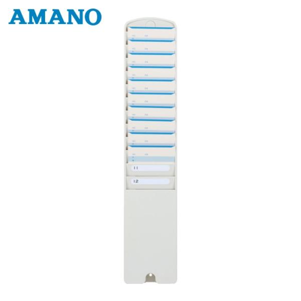 ・アマノタイムカード専用ラックです。・タイムカード用ラック 12枚差し・幅(mm):101・奥行(mm):32・高さ(mm):491・タイプ:12人用・12枚差し・樹脂製-ブランド : アマノ メーカー : アマノ品番 : 12S-W発注コ...