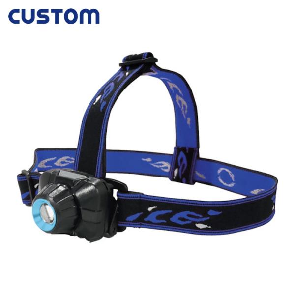 CUSTOM LEDヘッドライト(充電式)|特長:本体・バッテリー単体のどちらへも直接充電可能です。 ヘルメットズレ防止シリコンパッドを採用しています。 ヘルメットクリップでは抑制できないヘッド部分のズレにも対応しています。
