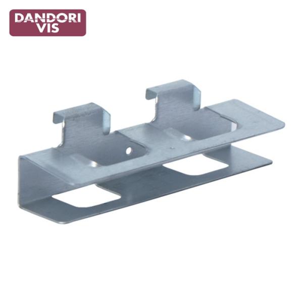 ダンドリビス 下地補強金具|特長:下地の取付けが簡単にでき、大幅に時間短縮できる省施工商品です。 Eタイプは天井への取り付けに特化したタイプです。
