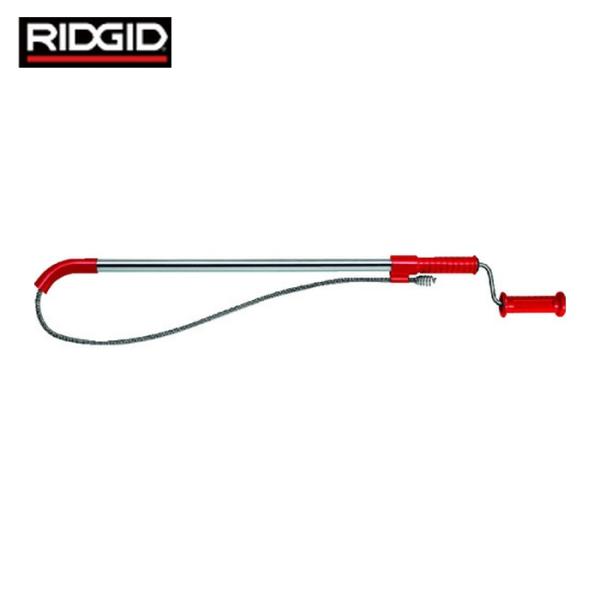 RIDGID 排水管掃除機(手動タイプ)|特長:洋式、和式いずれの水洗トイレにも使用可能です。 ケーブルは耐久性に優れ、フレキシブルでもよじれません。 ビニール被覆により便器に傷が付きにくいです。