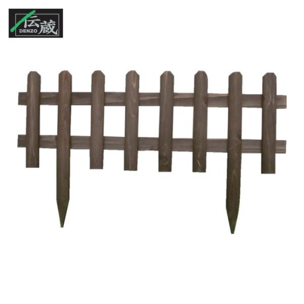 伝蔵 杭|特長:木製なので自然な感じで花壇や小道を作れます。