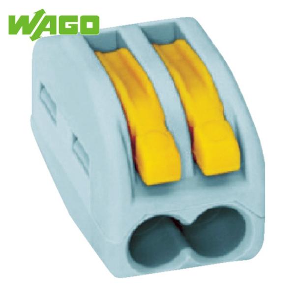 WAGO 配線接続用コネクタ|特長:単線もより線もレバー操作でワンタッチ接続できます。 工具不要で非常に便利です。