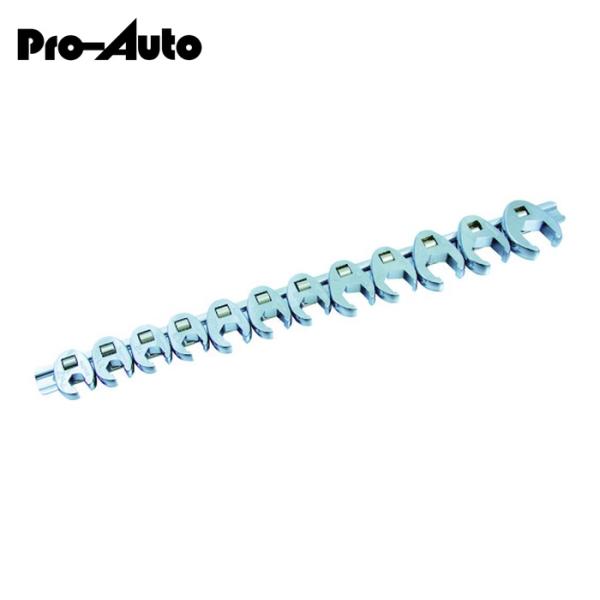 Pro-Auto クロウフットレンチ|特長:奥まったところの作業に威力を発揮するツールです。 差込角9。 5mmのエクステンションとラチェットハンドルなどを組み合わせて使用することができます。