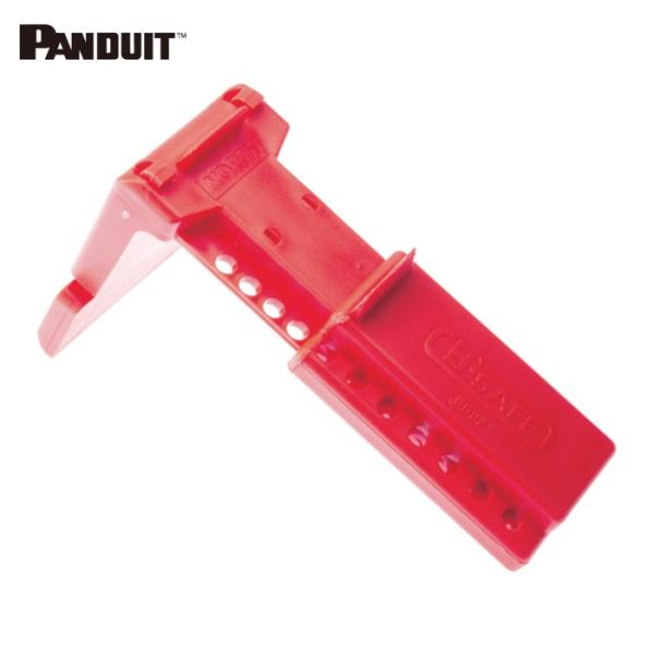 PANDUIT 特殊錠|特長:ボールバルブのハンドルを回せないようにロックアウトします。 バルブの先端から最大250mmのハンドルに使用可能です。