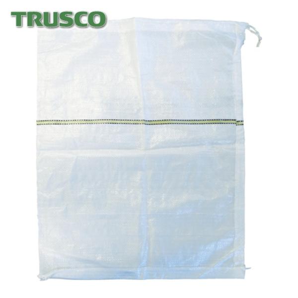 TRUSCO 土のう|特長:砂を入れると25kgとなることを示すラインが入っているため、計量の手間なく、作業性に優れます。