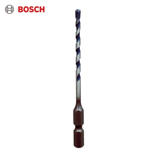 ボッシュ コンクリートドリル(6.35六角軸)|特長:新設計の先端超硬チップで正確な位置決め、速い穴あけが可能です。
