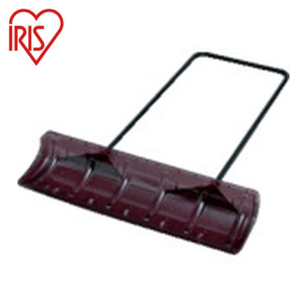 IRIS スノープッシャー|特長:舗装された路面や駐車場などの除雪に最適な雪押しです。 ワイドタイプなので効率よく作業できます。 ハンドルにはコの字型パイプを採用しているので安定感に優れています。