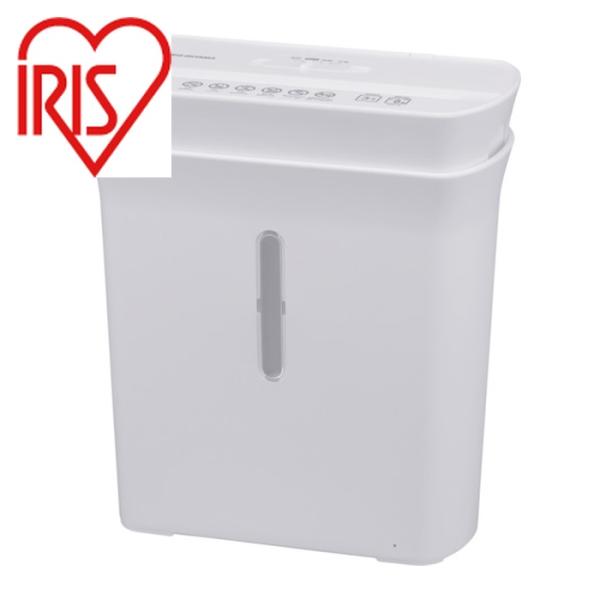 IRIS シュレッダー|特長:1分間に60枚処理できる高速細断です。 インテリアに調和するデザインで、自宅にもオフィスにも馴染みます。 まとめて8枚裁断できるので、業務効率がアップします。