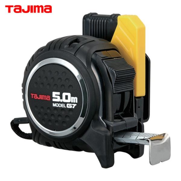 特長●尺相当目盛付です。●片手で簡単脱着できる、落下防止用ベルトホルダー付です。●剛性力アップのためテープを厚くした剛厚テープを採用しています。●強度に優れた焼き爪仕様です。用途●長さ測定用