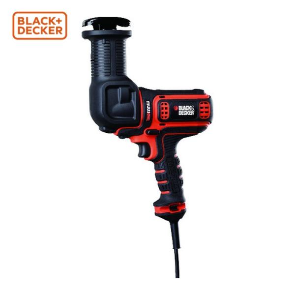 B+D 電気ノコギリ|特長:様々な切断用途に使用できる3種類のブレード付です。 ヘッドはマルチエボシリーズと共用が可能です。