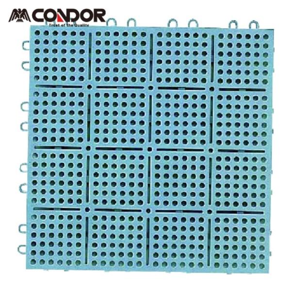 コンドル ジョイントスノコ|特長:防菌防カビ・静電気防止加工を施し、高いクッション性で衝撃を吸収する水切りマットです。 移動・保管・メンテナンスが簡単です。 防炎適合品です。