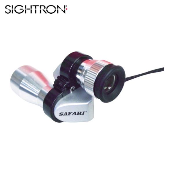 SIGHTRON 単眼鏡|特長:手の中にスッポリ収まる超コンパクトボディながら倍率10倍を実現しています。 片手で覗きながらのピント合わせが可能です。 倍率10倍、レンズ口径20mm。