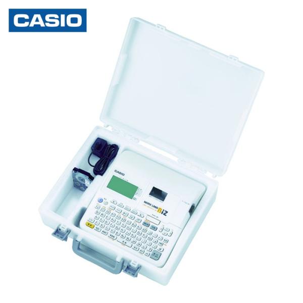 カシオ ラベルプリンタ|特長:充実の機能を搭載したスタンダードモデルです。 A4ファイルBOXサイズ収納ケース付です。 デザインロゴ100種、ハーフカット付オートカッター搭載です。