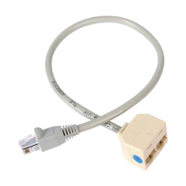 ・1x RJ45(オス)- 2x RJ45(メス)接続の二股アダプターです。・Cat5/Cat5eケーブル1本で、2つの10/100 イーサネット信号を送信できます。・ライフタイム保証がついています。・プラグタイプ:RJ-45ケーブル長さ(...