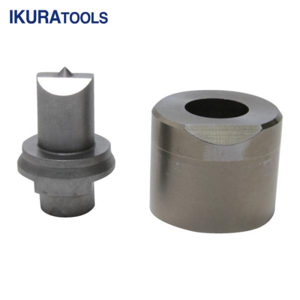 育良 電動油圧式パンチャー用替刃|特長:複動油圧式パンチャー用ポンチ・ダイスセットです。