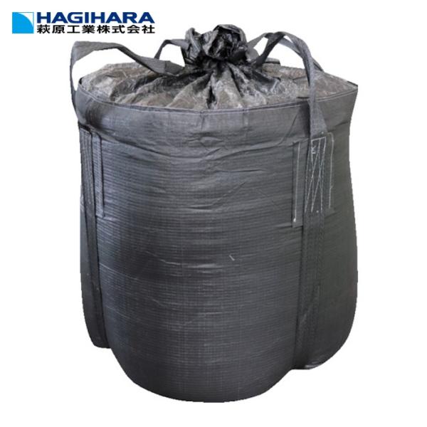萩原 コンテナバッグ|特長:短期型使用、1tタイプの大型土のうです。 1年相当の耐候性試験で強度残存率が80%以上保たれております。
