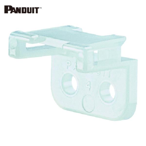 PANDUIT ケーブル固定具|特長:隔壁の穴を通る束線を固定します。 束線が壁面より離れているので、電線保護材を使用しなくても束線が傷つきません。 壁面より束線を離して結束するときにも使用できます。