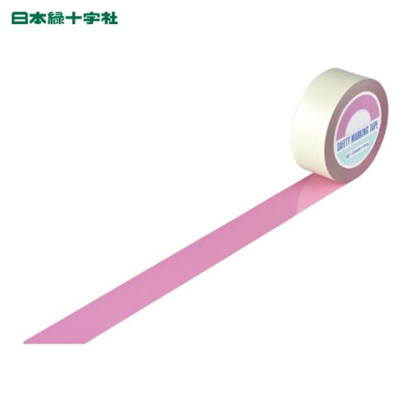 緑十字 ラインテープ|特長:施設の景観保持にも配慮した、パステル色のラインテープです。 表面にポリエステル加工を施しており、摩耗に強いテープです。 はく離紙が付いており、“貼り易さ”の面でも優れた商品です。