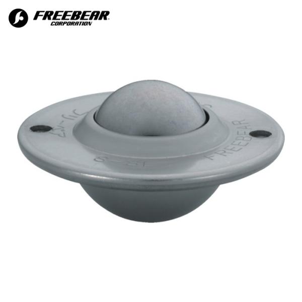 FREEBEAR 上向用ボールキャスター|特長:ボール受け部がステンレスなので、メッキはく離による回転不足がおきません。