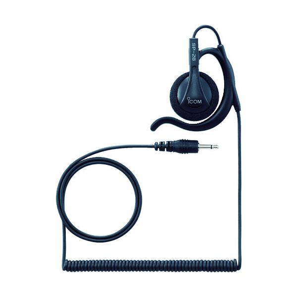 アイコム トランシーバー用オプション|特長:耳に差し込まないタイプのイヤホンです。 耳掛け部はゴム製で、耳への負担が小さいです。