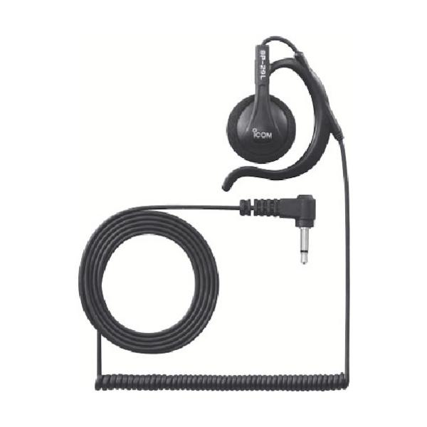 特長●耳に差し込まないタイプのイヤホンです。●耳掛け部はゴム製で、耳への負担が小さいです。●コネクター形状はＬ型です。