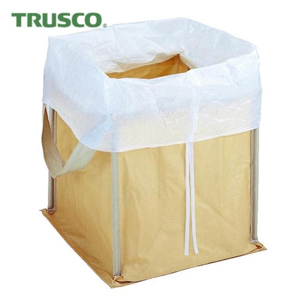 TRUSCO コンテナバッグ|特長:4本のポール入りで自立型として設置できます。 吊り手幅は100mmで丈夫です。