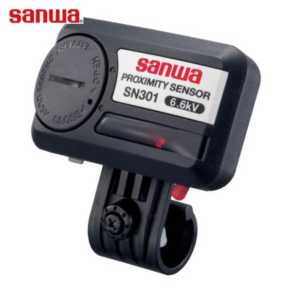 SANWA 活線警報器|特長:高圧交流電源6。 6KVの架空配電線用に特化して使用できます。 一般的なヘルメット(MP型、アメリカン型)に装着するだけで、頭からつま先まであらゆる方向からの高圧交流電源への接近を検知します。