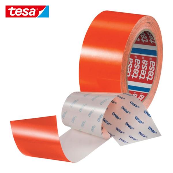 tesa ラインテープ|特長:耐久性、耐摩耗性に優れ、テープ表面に傷や汚れがつきにくいです。