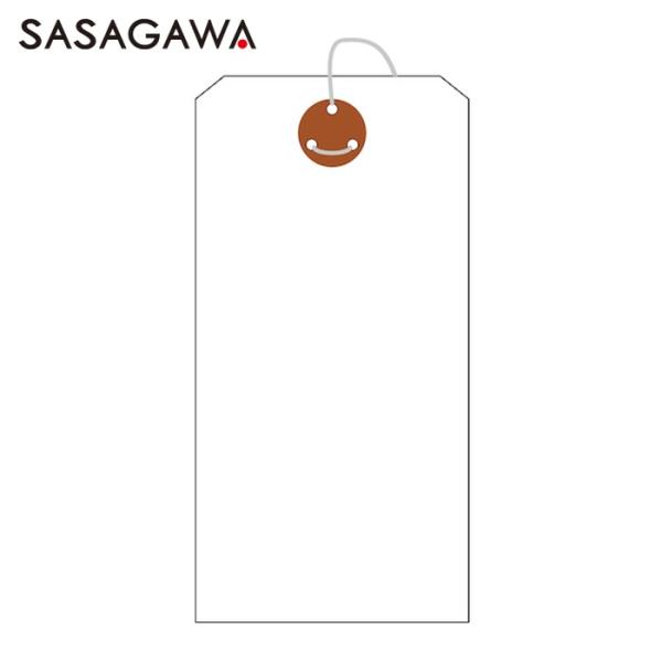 ササガワ 番号札|特長:水に強く、筆記具を選ばず書ける耐水荷札です。